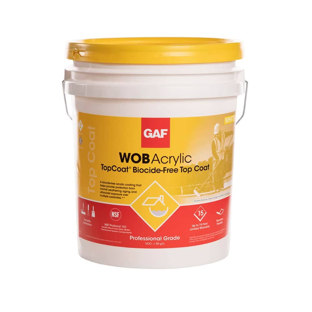 GAF WOB Acrylic TopCoat®| GAF Roofing